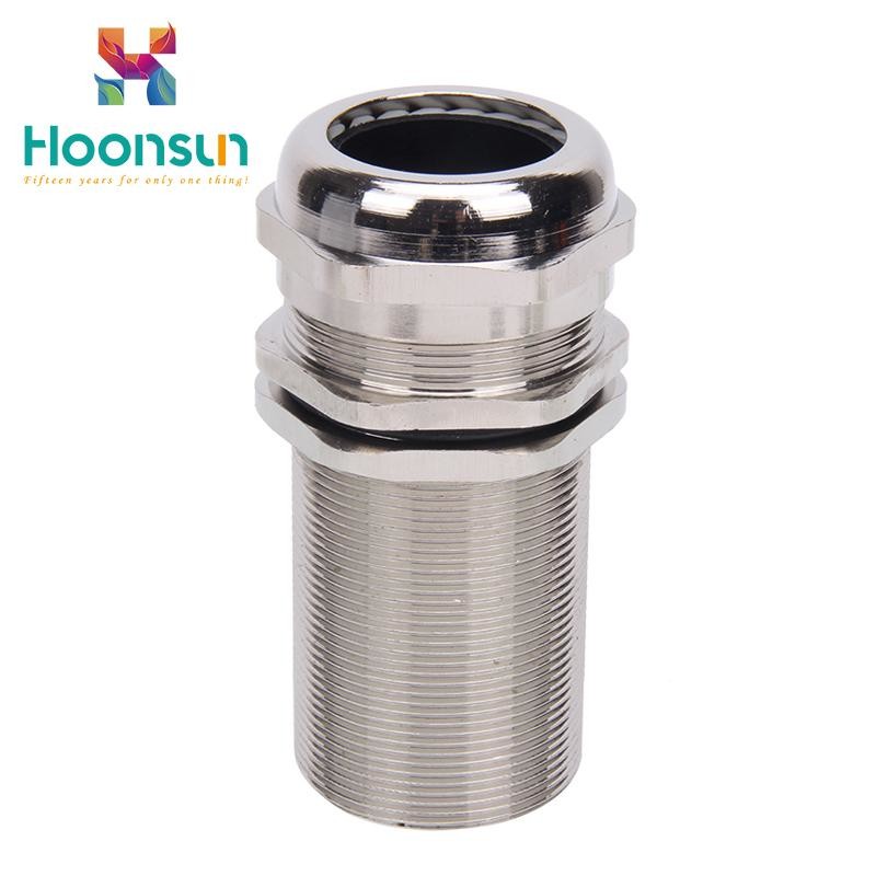 Silicone Rubber M30 Waterproof Cable Gland Connectors 22mm Diameter
