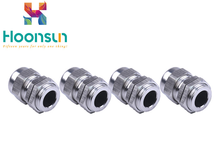 PG63 SS304 / SS316 / SS316L Stainless Cable Gland Resistant To Corrosion