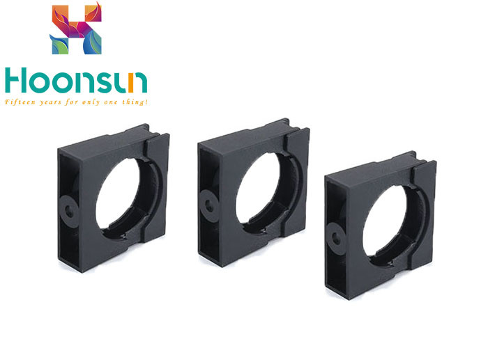 Customized Conduit Plastic Pipe Clamps Bracket Black Bellows Fixed Frame