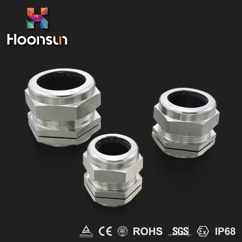 SS304 Stainless Cable Gland Fireproof For Sealing Parts With NBR ...
